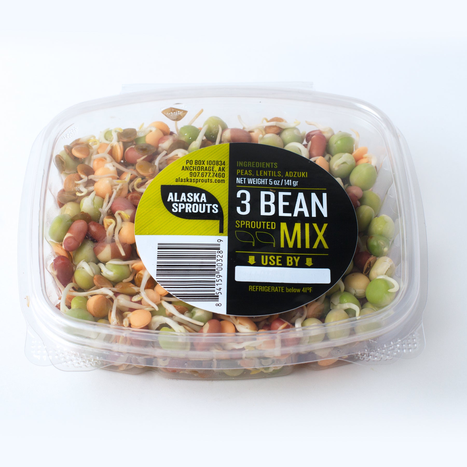 3 Bean Mix | Alaska Sprouts